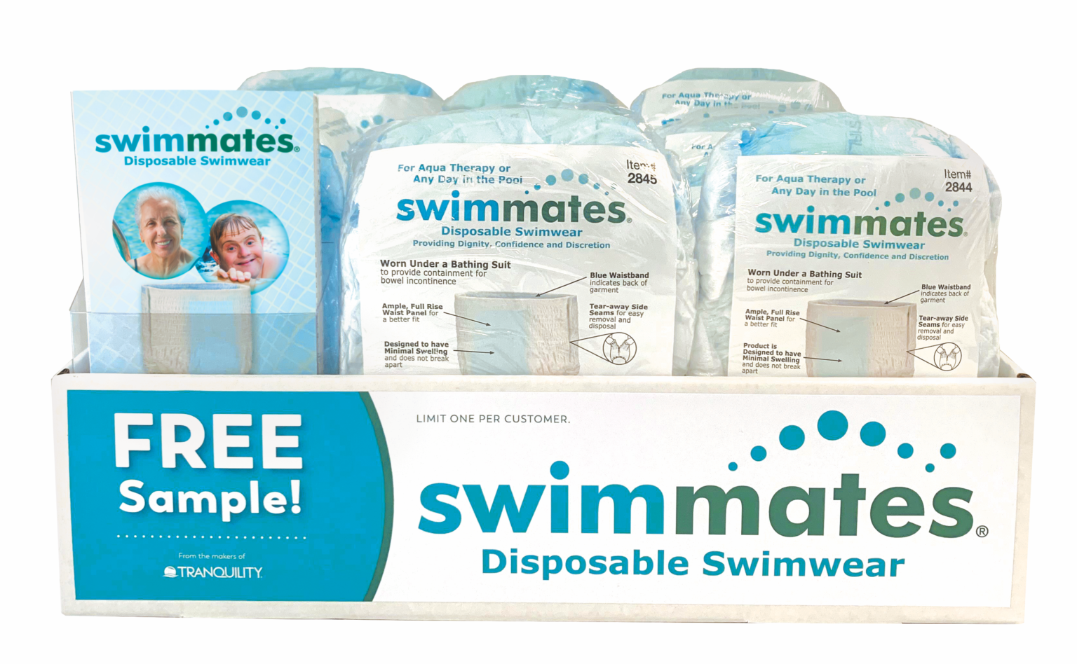 Swimmates Dealer Sample Tray - Tranquility Products